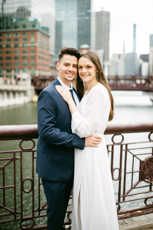 Chicago Courthouse Wedding Elopement Kate and Sammy