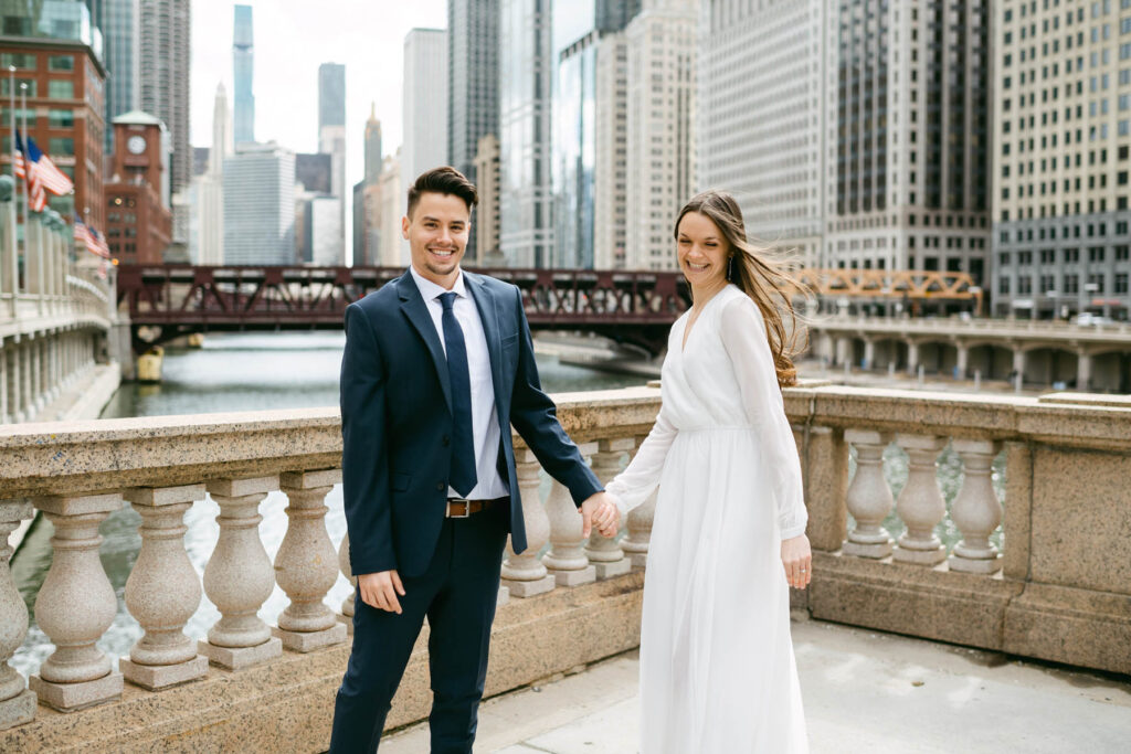 Chicago Courthouse Wedding Elopement Kate and Sammy