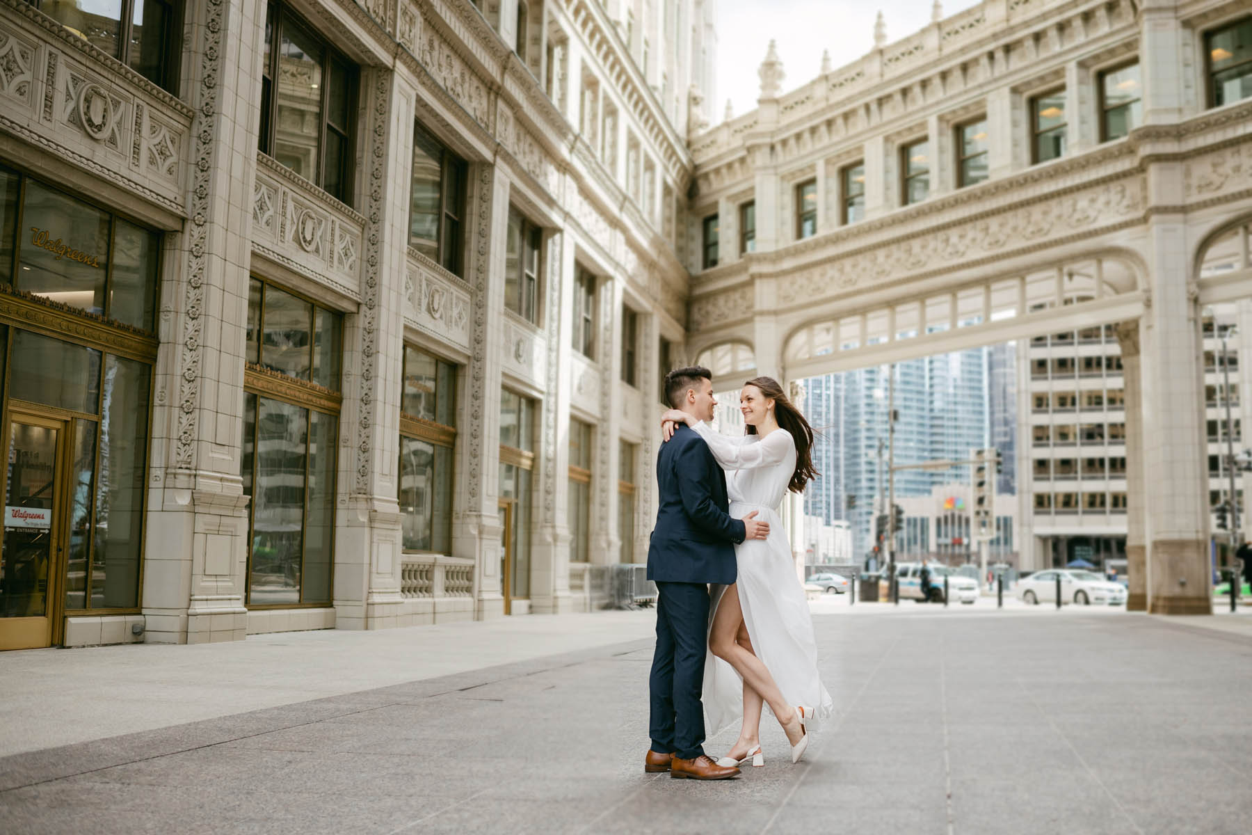 Chicago Courthouse Wedding Elopement Kate and Sammy